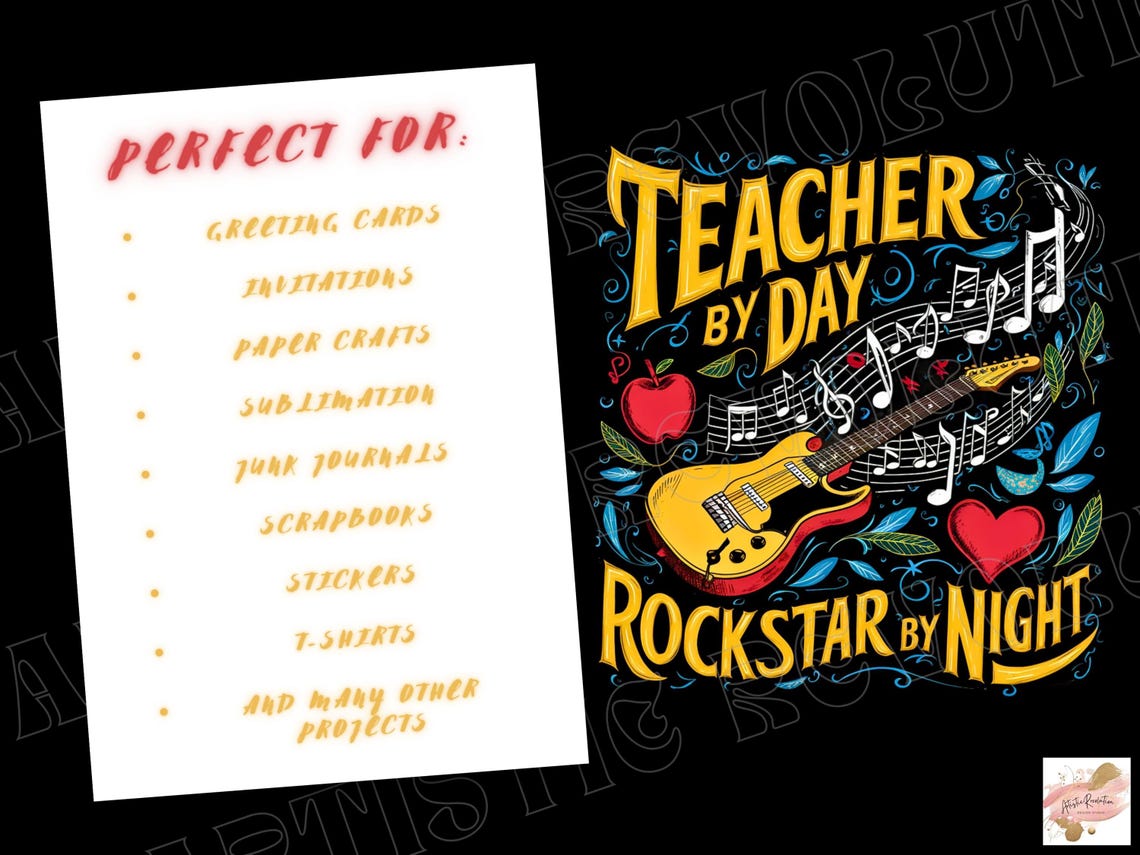 Teacher Appreciation Png, Rockstar Teacher Png, Back to School Png ...
