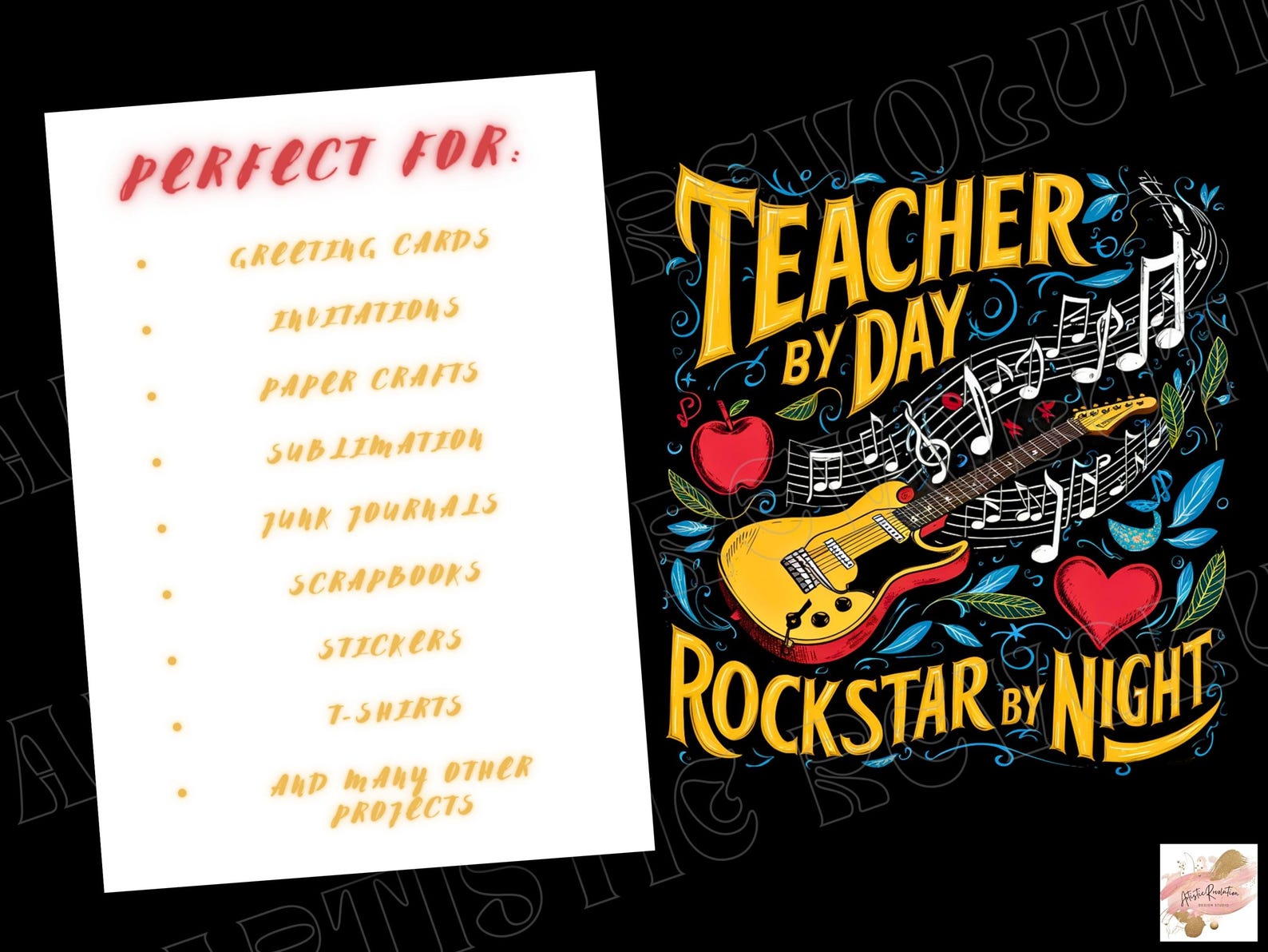 Teacher Appreciation Png, Rockstar Teacher Png, Back to School Png ...