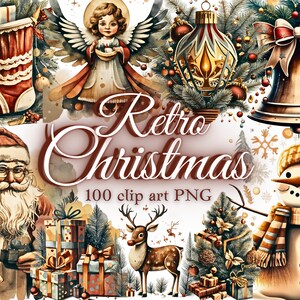 1300 Christmas Clipart MEGA BUNDLE PNG Watercolor Christmas Clipart ...
