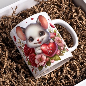 30 Valentine Cute Watercolor Woodland Animals Clipart Bundle, Cute ...