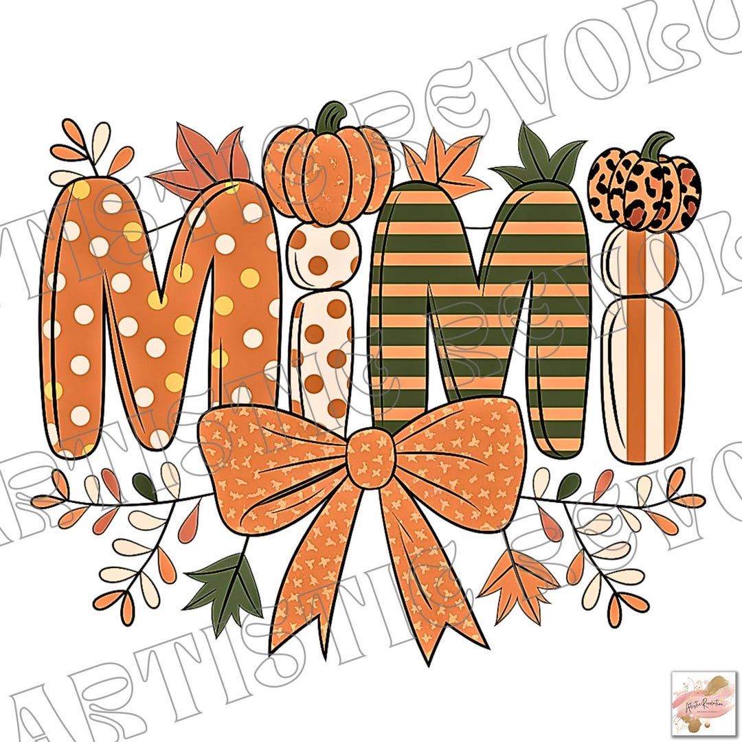 Fall Mimi Mama Mommy PNG, Fall Coquette Pumpkin, Fall Vibes Png, Autumn ...