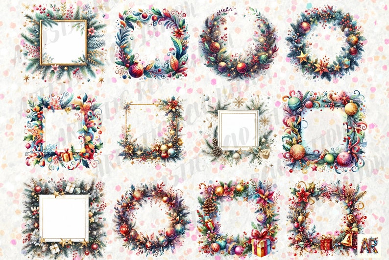 Christmas Frames Clipart Christmas Frame Png Christmas Border Frames ...