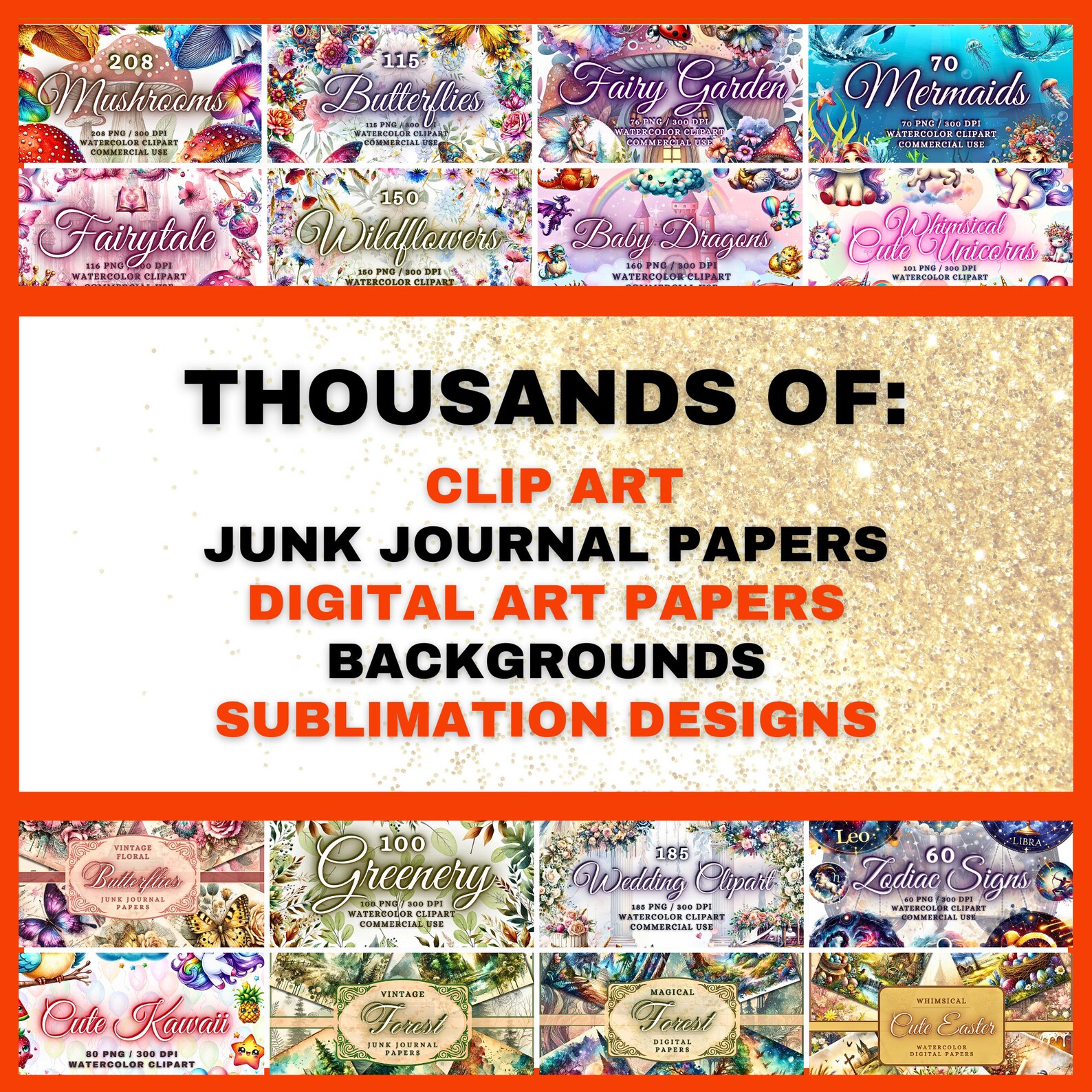 Exclusive Entire Shop Bundle Whole Shop Bundle 20000 Clip Art PNG SVG ...
