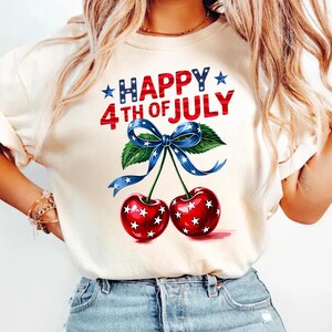 4th July Cherry PNG, America Cherries Png, Cherry Coquette PNG, America ...