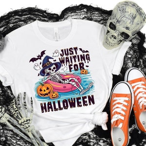 Just Waiting for Halloween PNG, Funny Halloween Png, Halloween Clipart ...