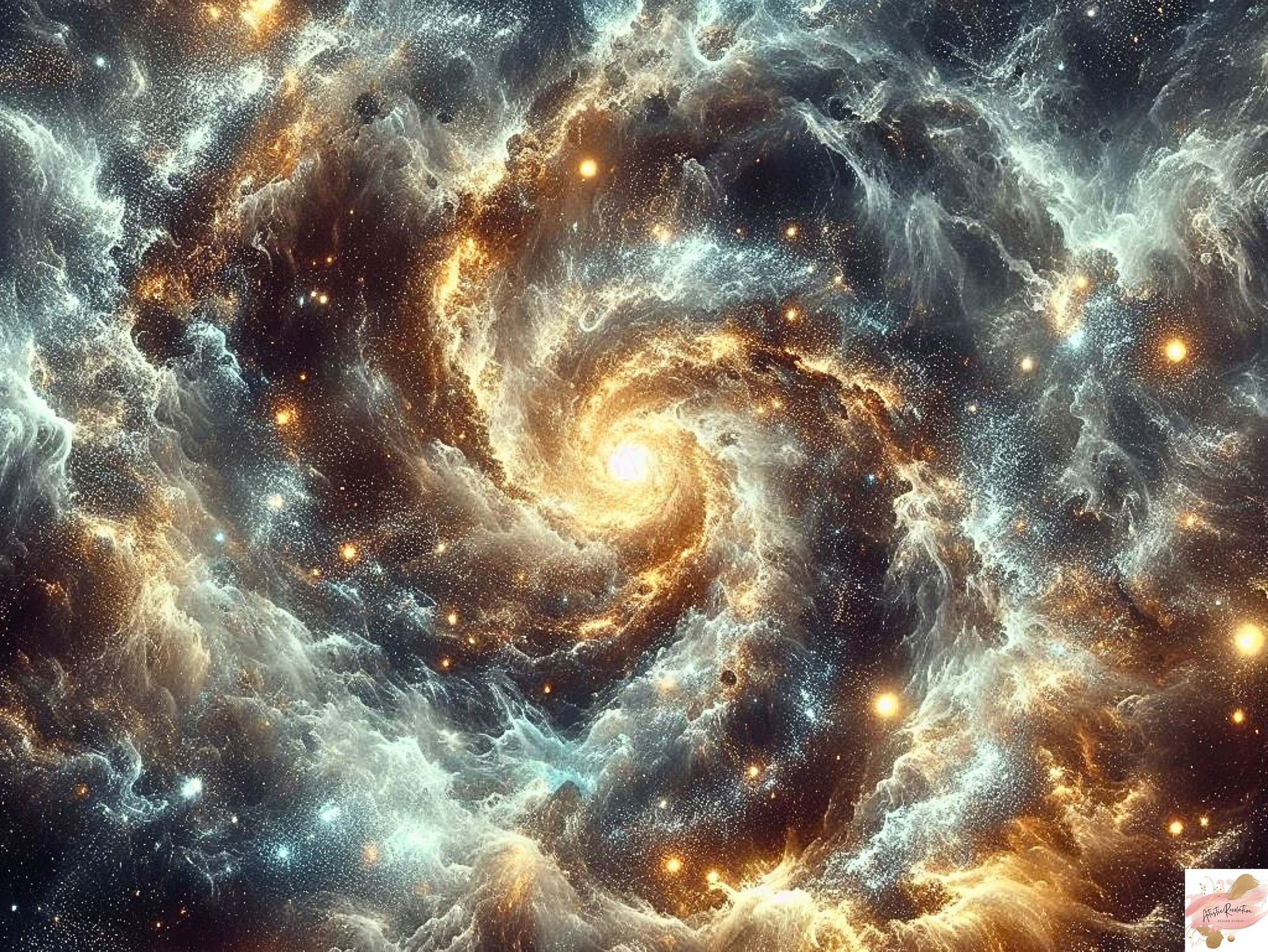 55 Galactic Nebula Digital Paper Pack, Starry Sky Space Backgrounds ...