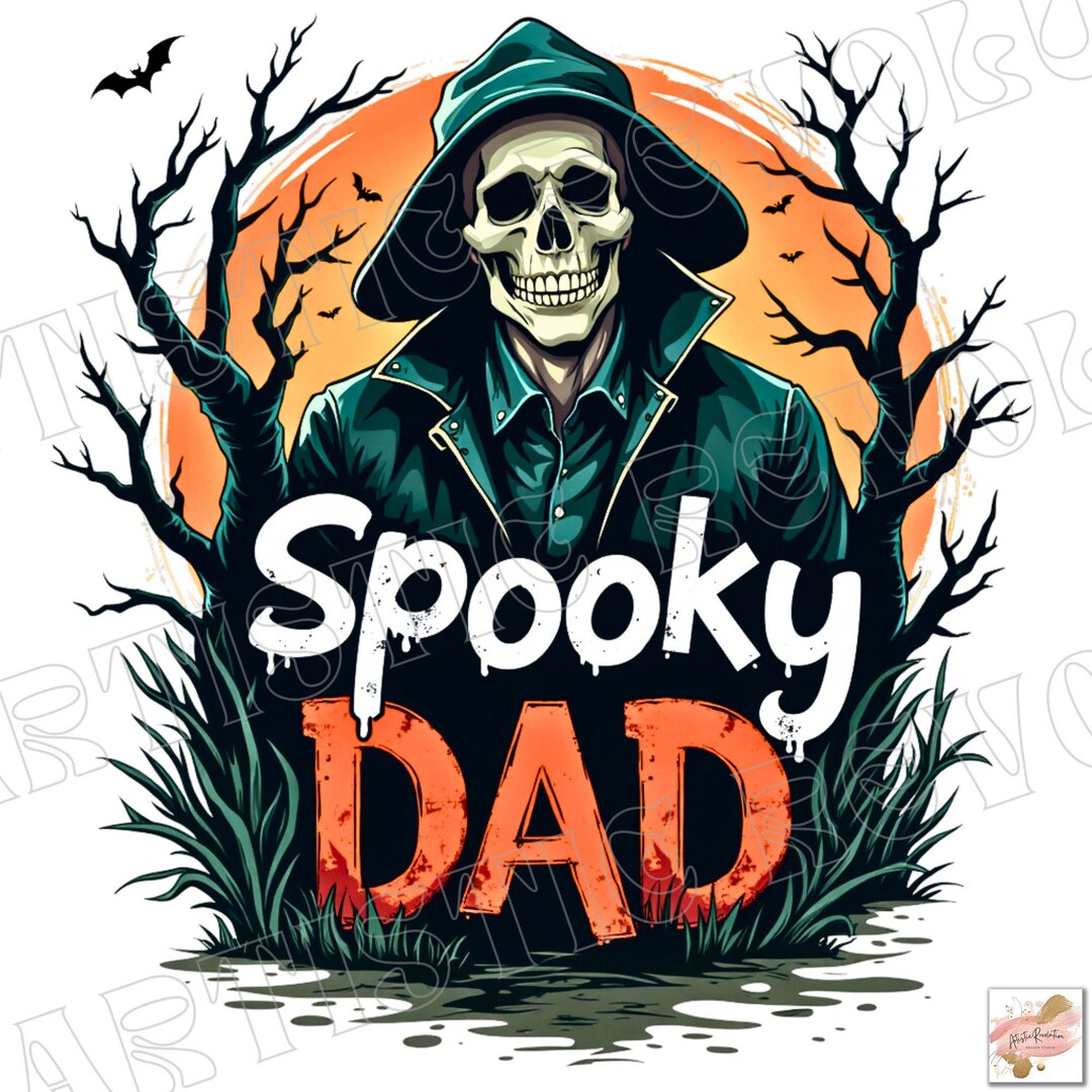 Spooky Dad Png, Halloween Dad Png, Spooky Season Png, Spooky Vibes Png ...