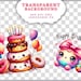 62 Cute Kawaii Birthday Clipart Bundle, Kawaii Birthday Png, Happy ...