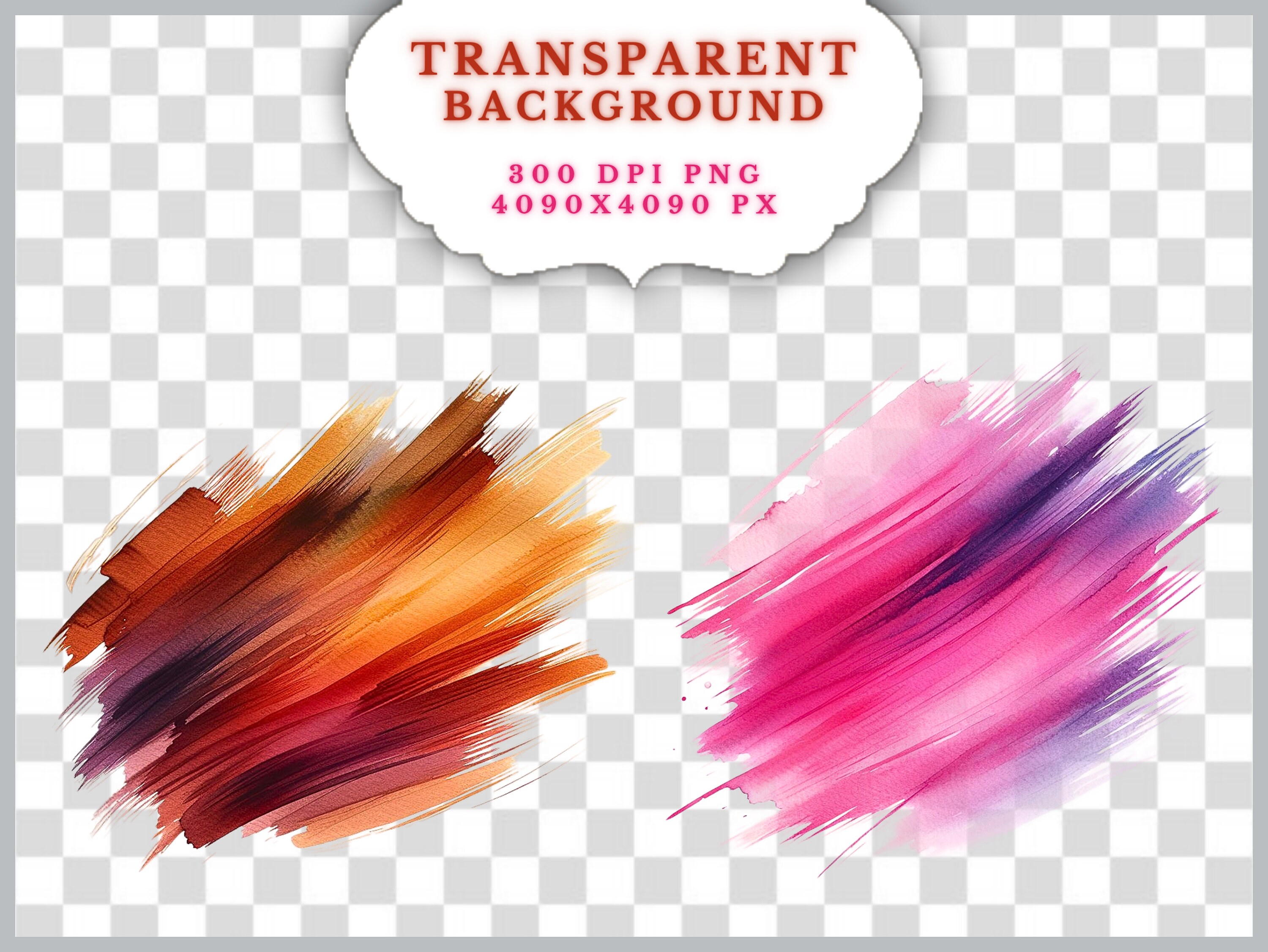 57 Watercolor Brush Strokes Clipart Bundle, Paint Brush Stroke Png ...