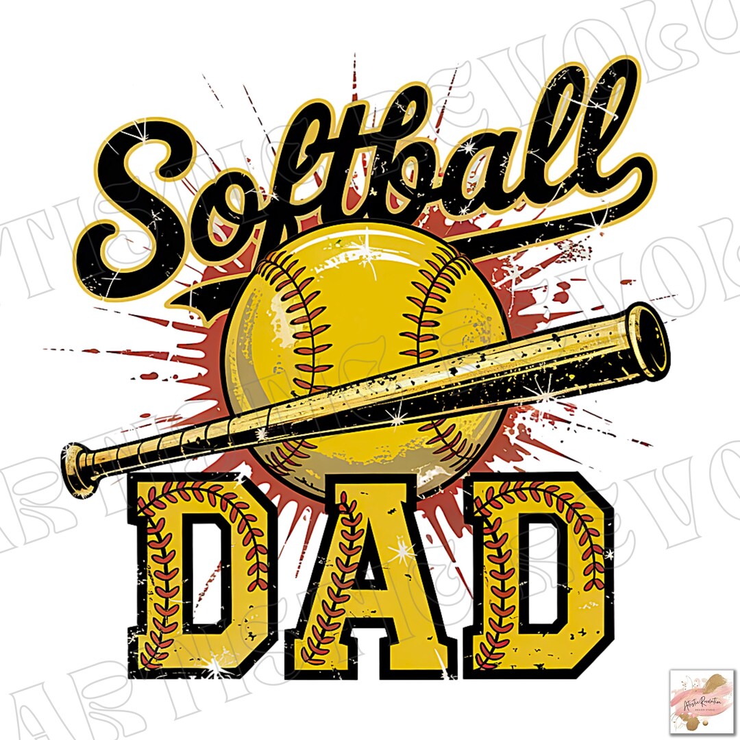 Softball Dad Svg, Softball Svg, Softball Dad Png, Softball Png, Sports ...