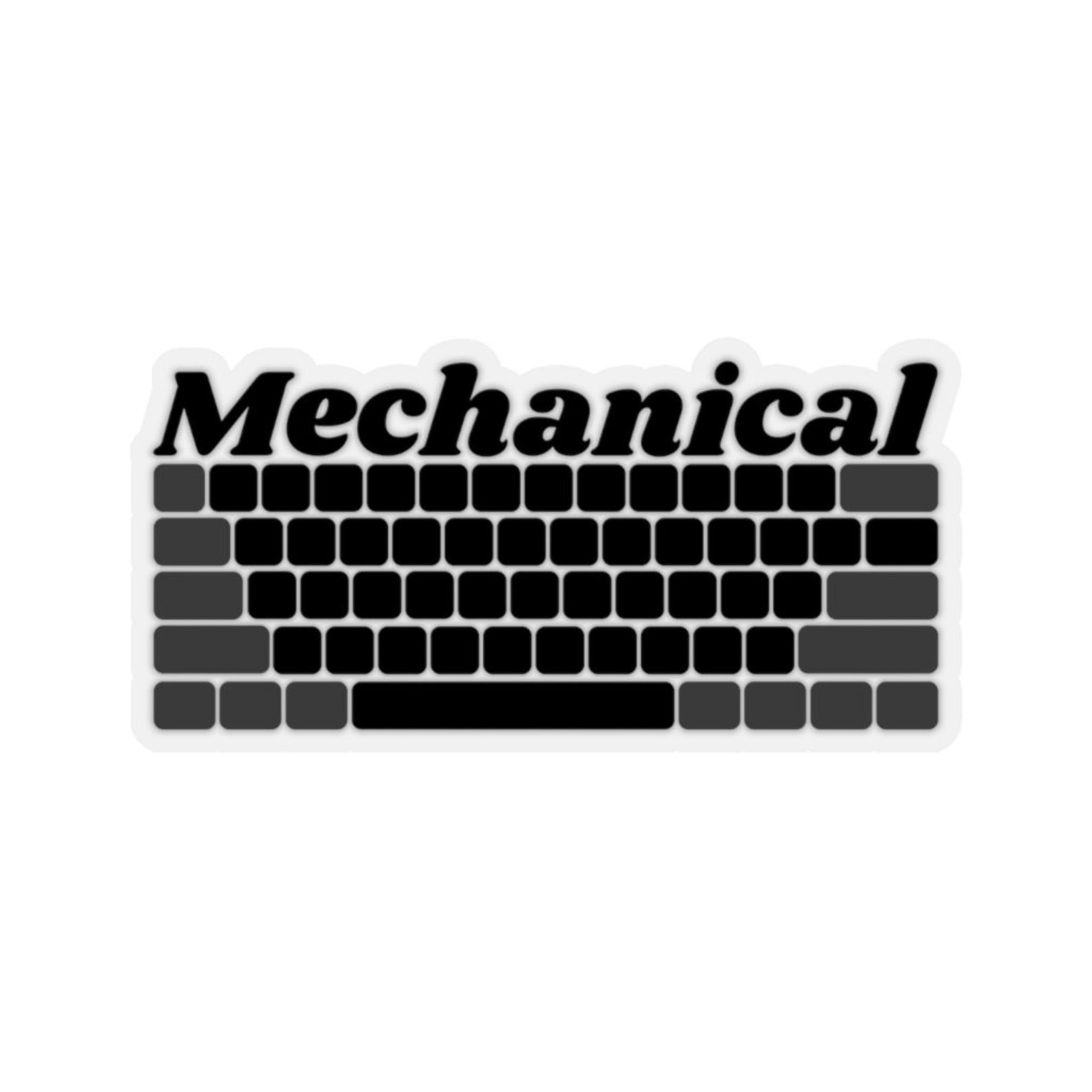 Mechanical Keyboard Sticker | PC Gamer Decal, Keyboard Sticker, PC ...