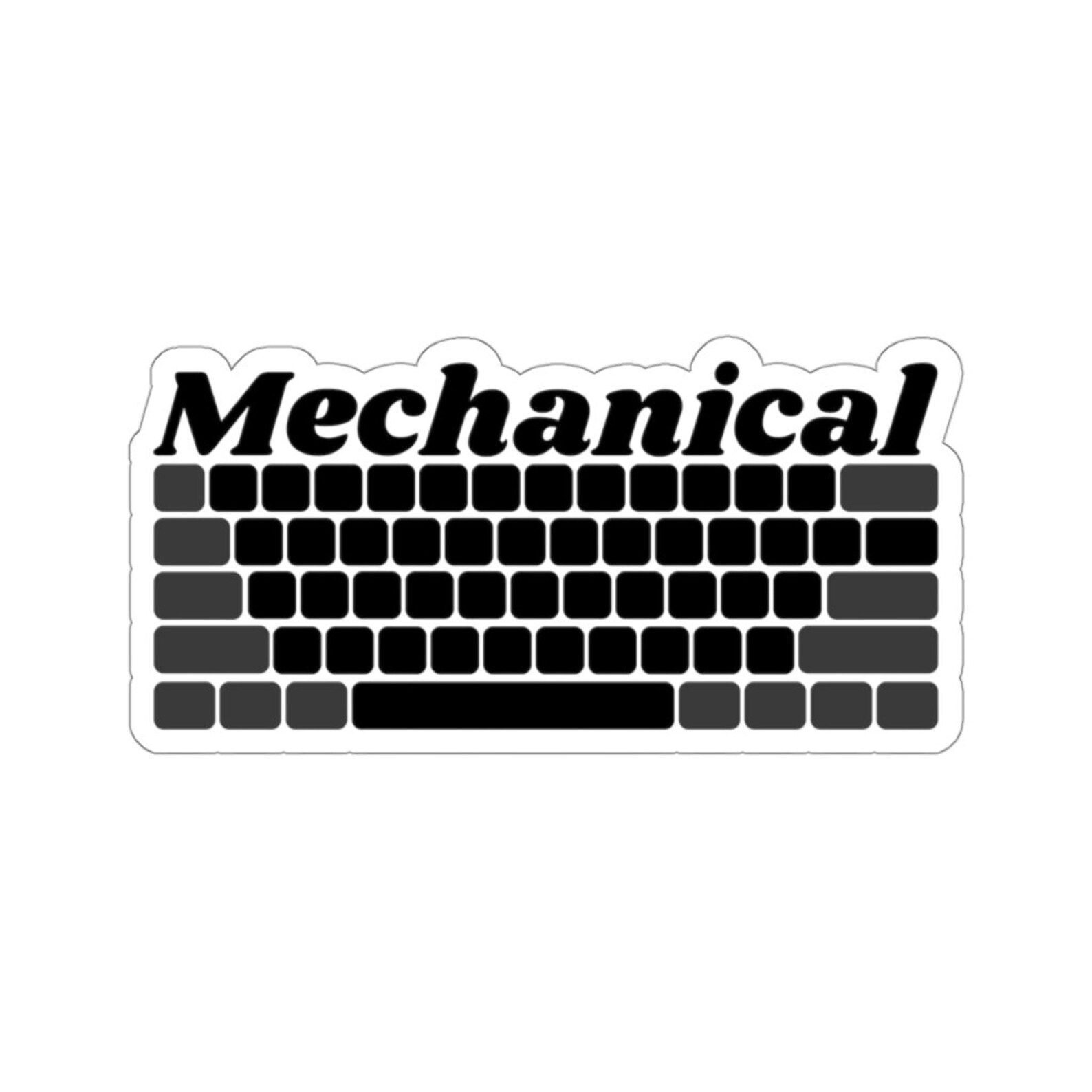 Mechanical Keyboard Sticker | PC Gamer Decal, Keyboard Sticker, PC ...