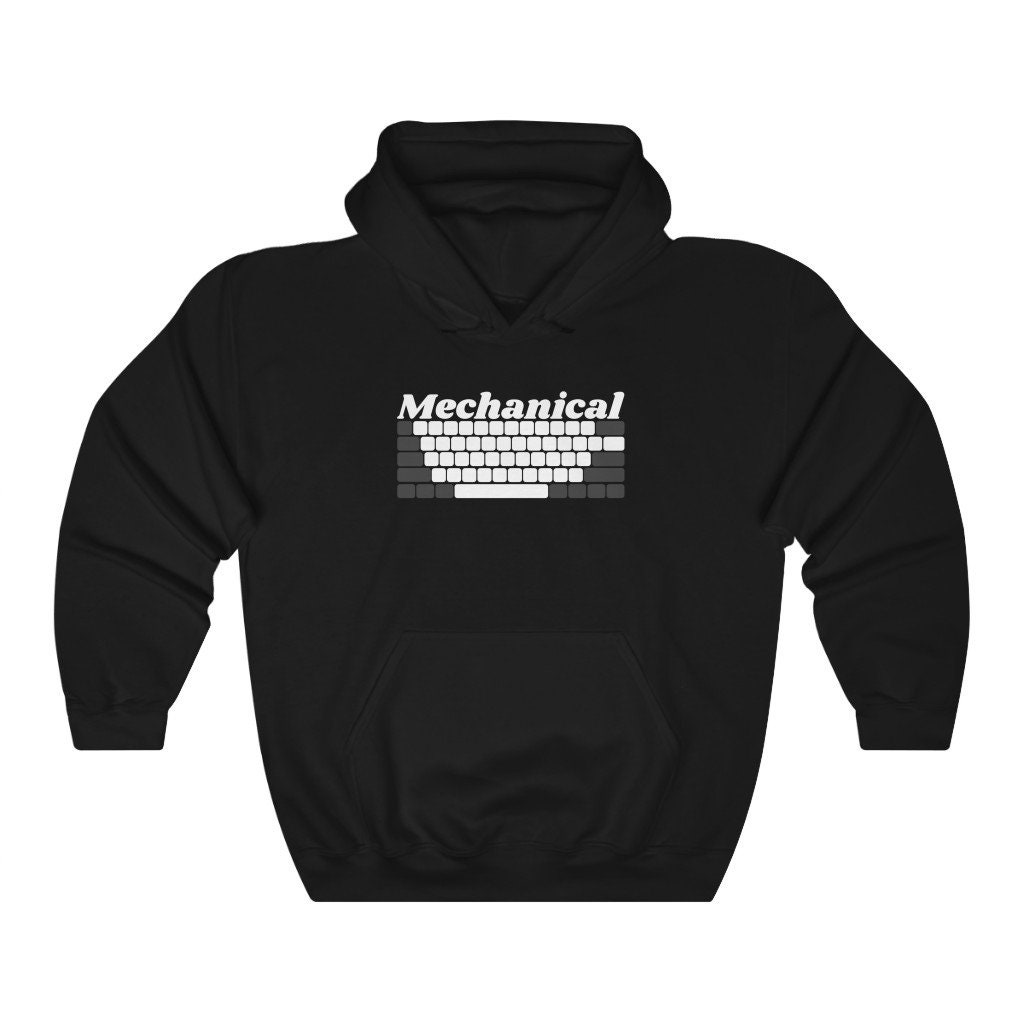 Mechanical Keyboard Hoodie PC Gamer Gift for Men, Gamer Hoodie, Gamer ...