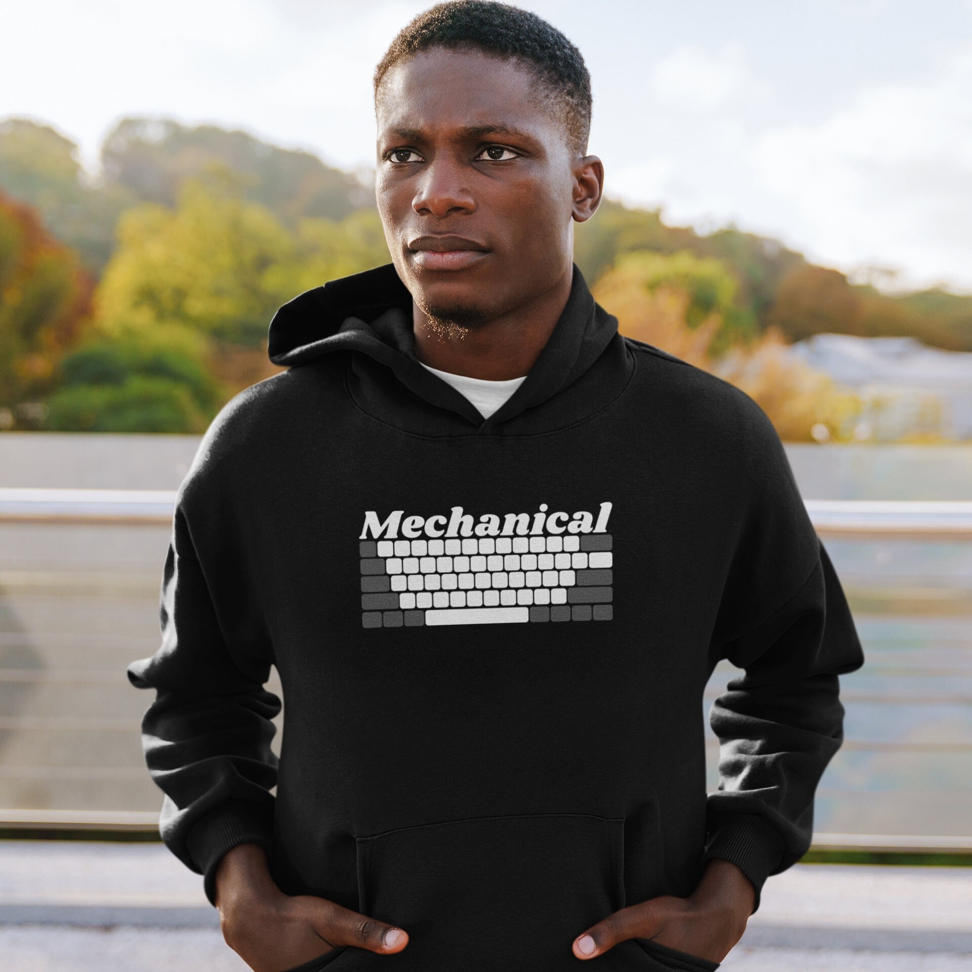 Mechanical Keyboard Hoodie PC Gamer Gift for Men, Gamer Hoodie, Gamer ...