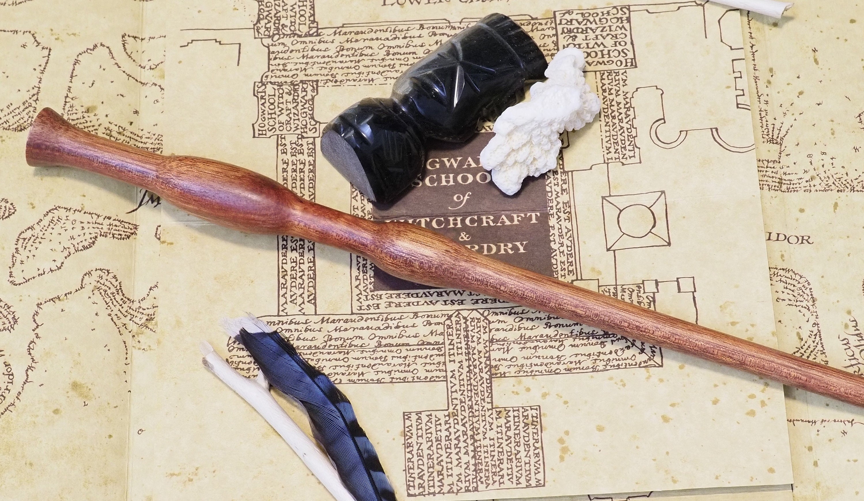 Wand, Bloodwood With Dragon Hearth String Core - Etsy
