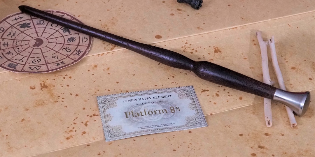 Wand Peruvian Walnut With Veela Hair Core - Etsy