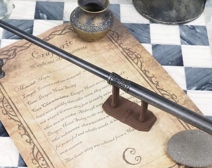 Wand, Maple With Dragon Heartstring Core - Etsy