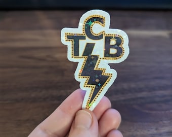 TCB Elvis Logo Sticker Taking Care of Business in a Flash Sticker Elvis ...