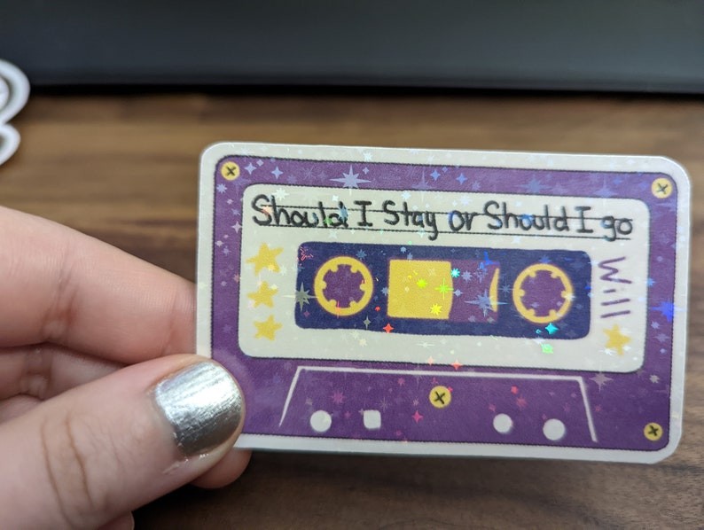 Stranger Things Cassette Sticker Pack - Etsy