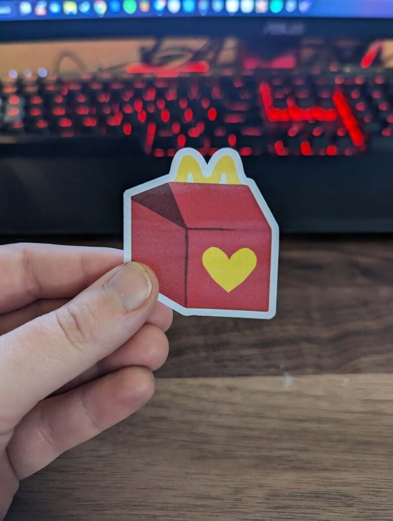 Happy Meal Sticker Pack - Etsy