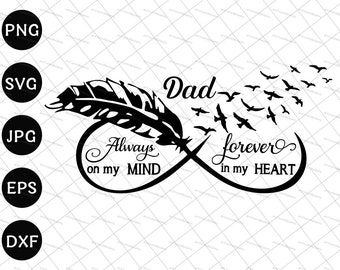 Dad Memorial Svg - Etsy