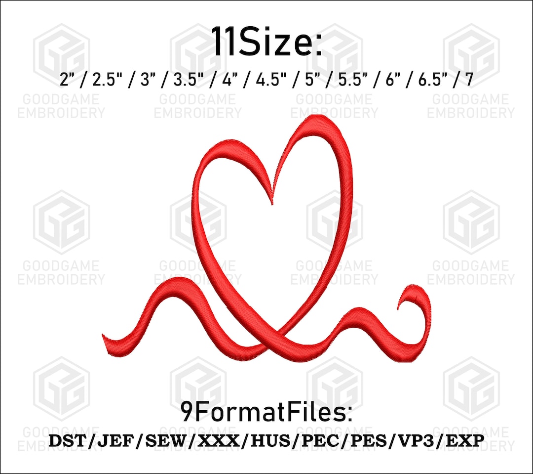 Heart Shape Ribbon Embroidery Designs, Ribbon Embroidery and Heart ...