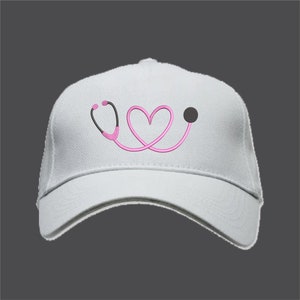 Stethoscope Heart Embroidery Design: Love Doctor Gift (digital Download ...