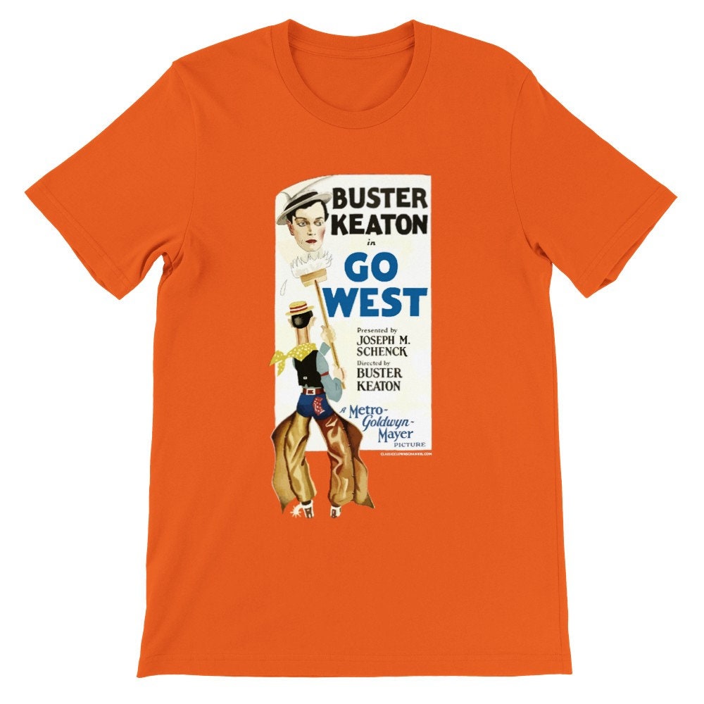 Buster Keaton (GO WEST) T-shirt - Etsy