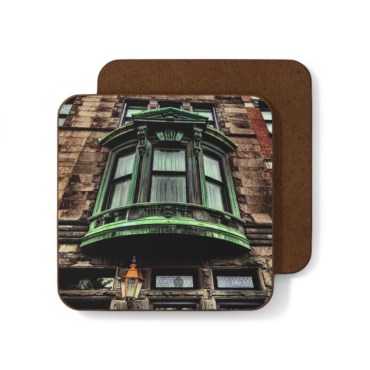 Bay Window on Washington Street in Hoboken Hardboard Back - Etsy