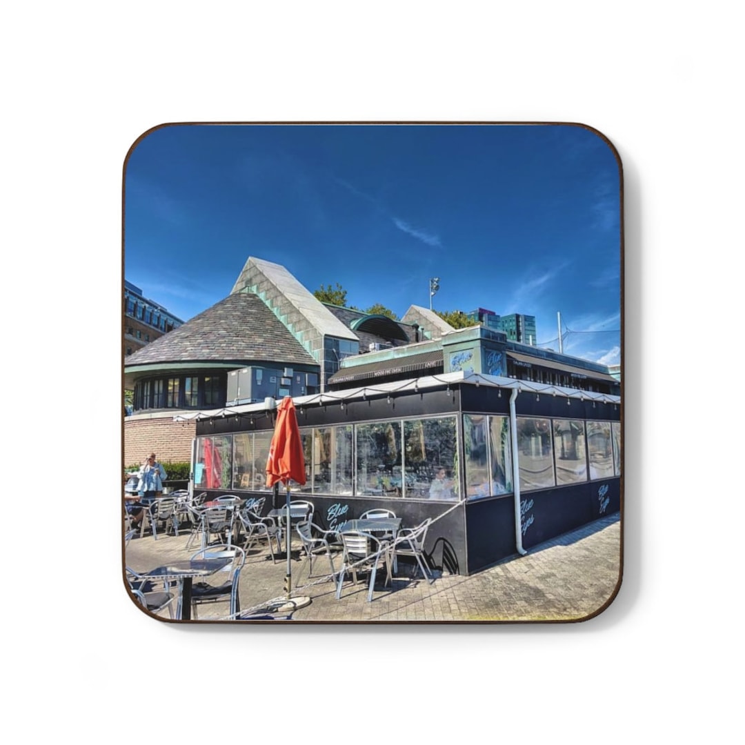 Blue Eyes Restaurant Sinatra Park - Hoboken NJ Hardboard Back Coaster ...