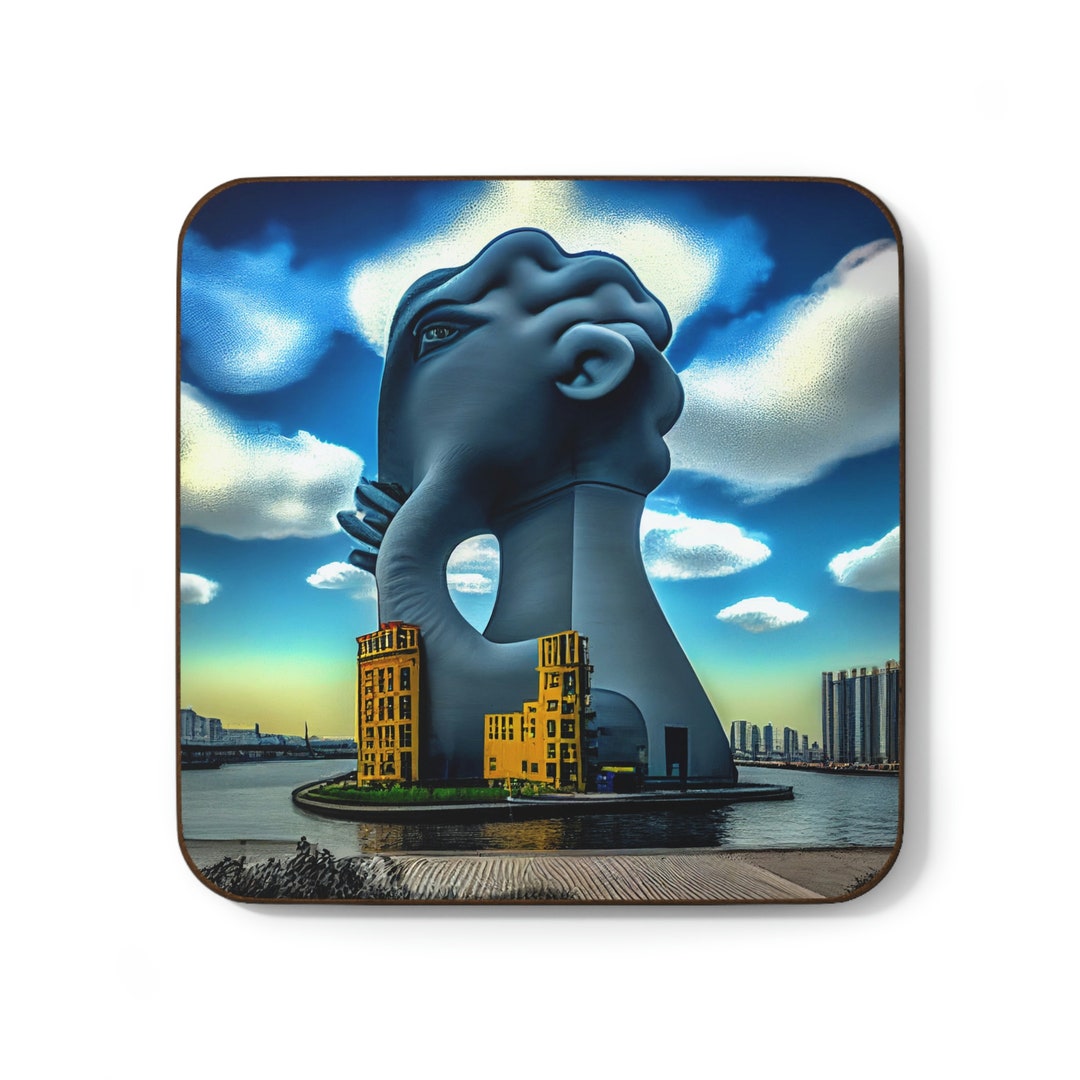 Water Soul in Jersey City Redesigned via AI in Style of Salvador Dali ...