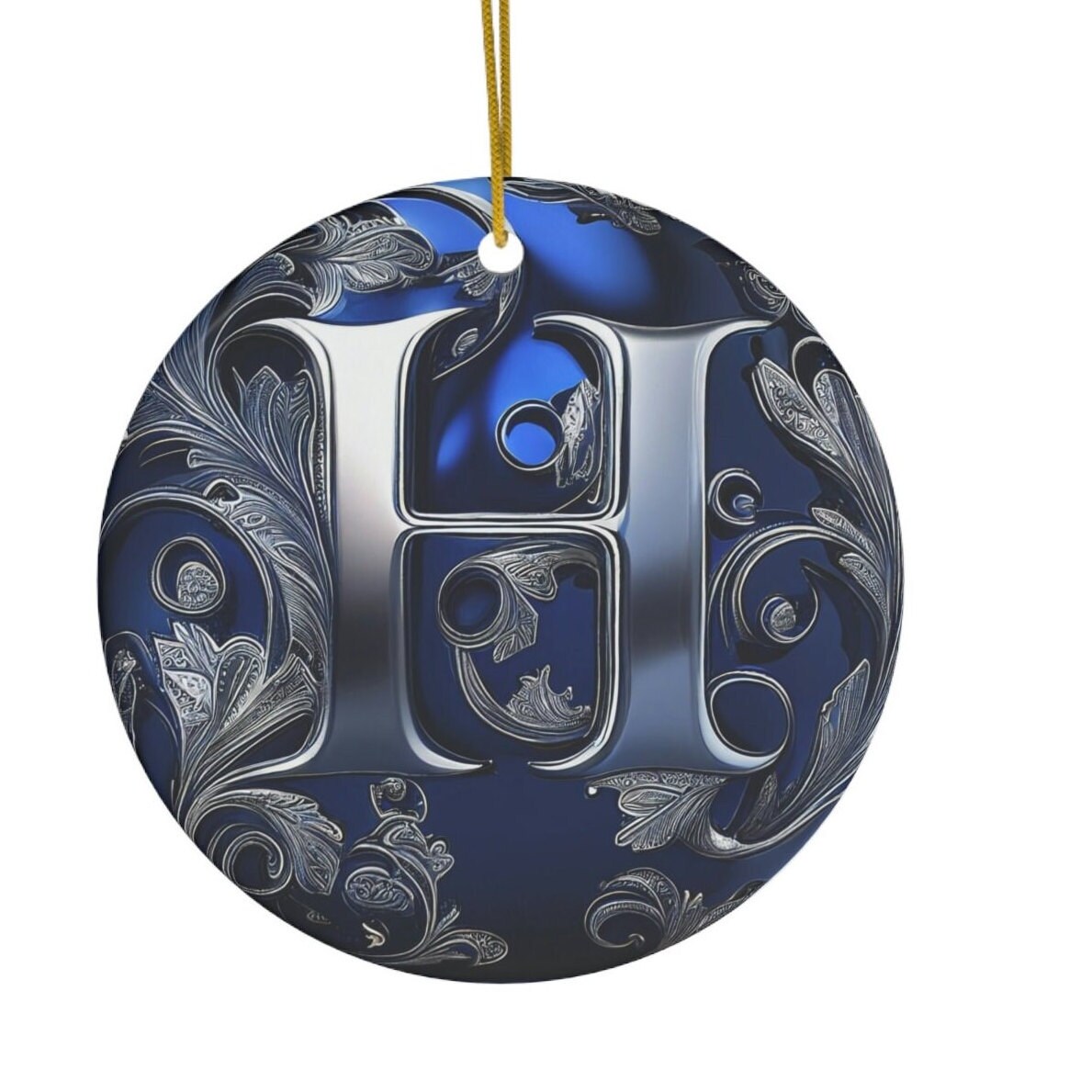 AI Redesigned PATH Train Logo Hoboken- Ceramic Ornament, Circle - Etsy