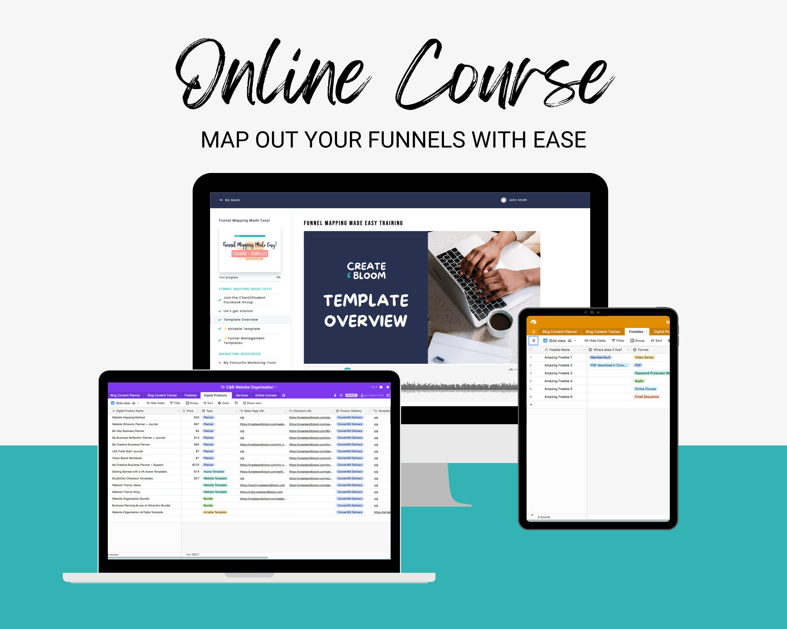 Funnel Mapping Made Easy Online Course | Evergreen Funnels, Funnel Planner, How to Sales Funnel ...
