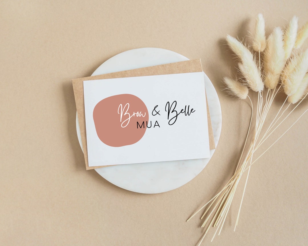 Pre-made Brow Artist Logo Canva Template | MUA Logo, Beauty Salon Logo ...