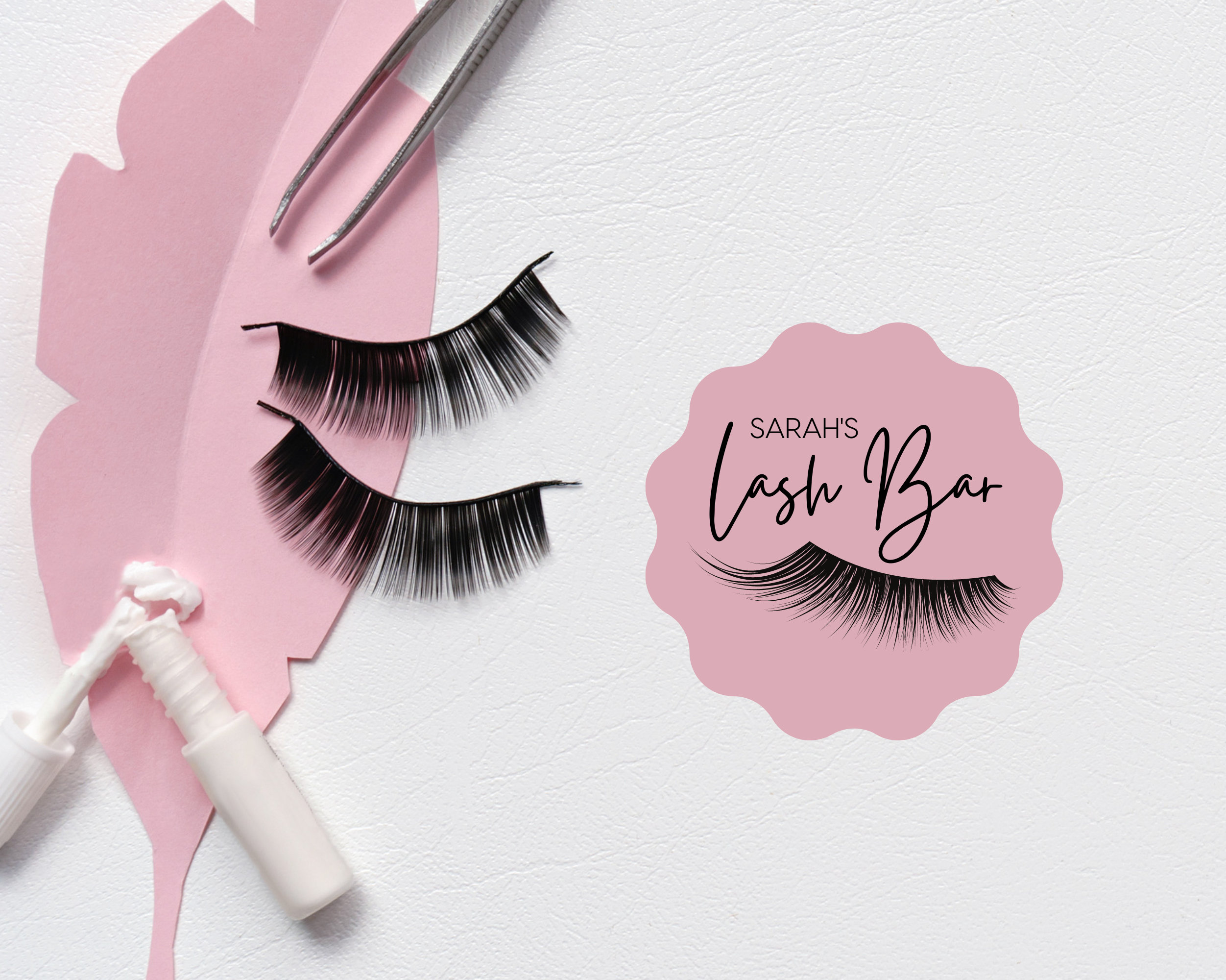 Pre-made Lash Logo Canva Template | Lash Artist, Eyelashes Logo, Lash ...