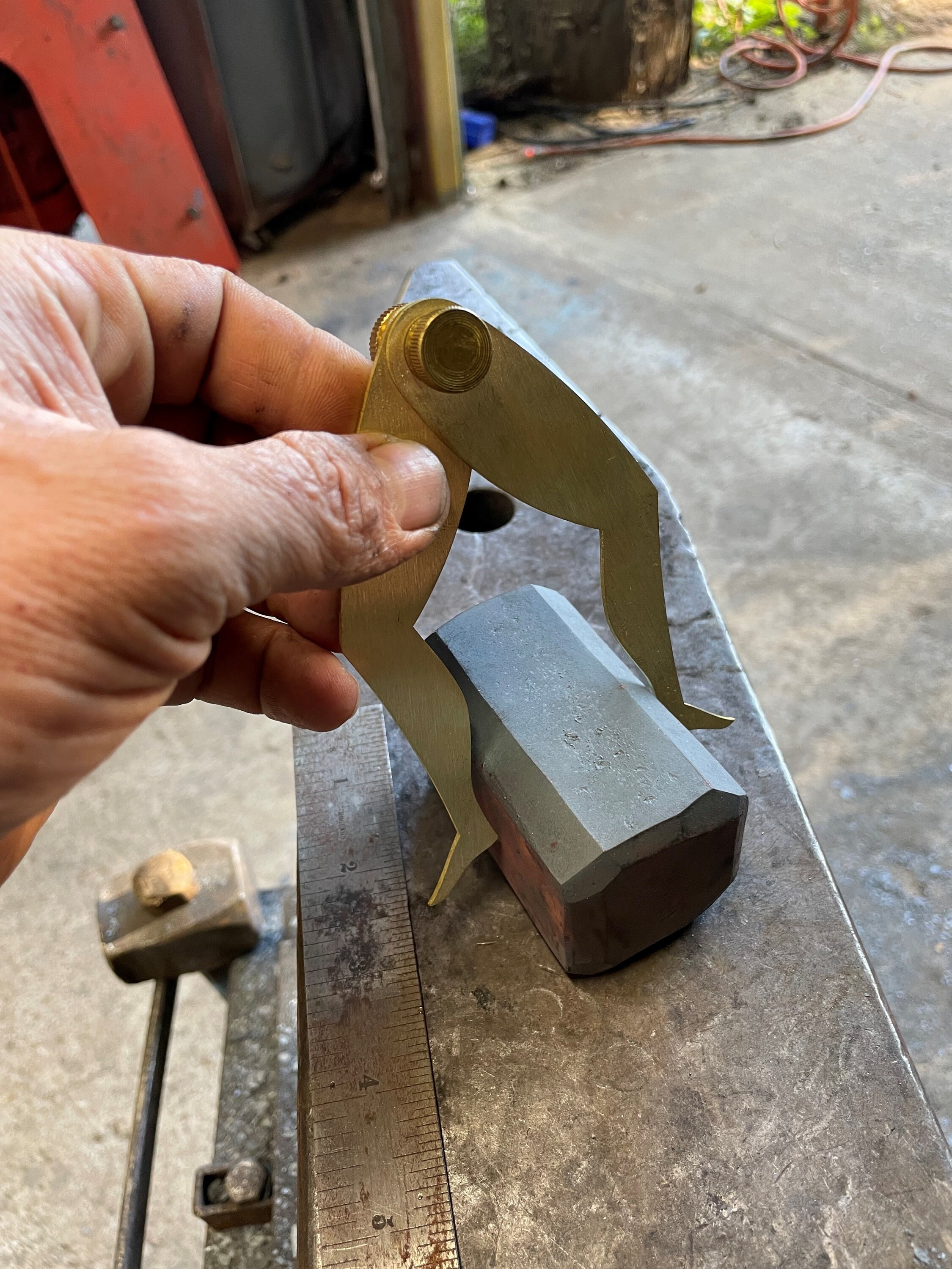 Brass dancing Leg Calipers - Etsy