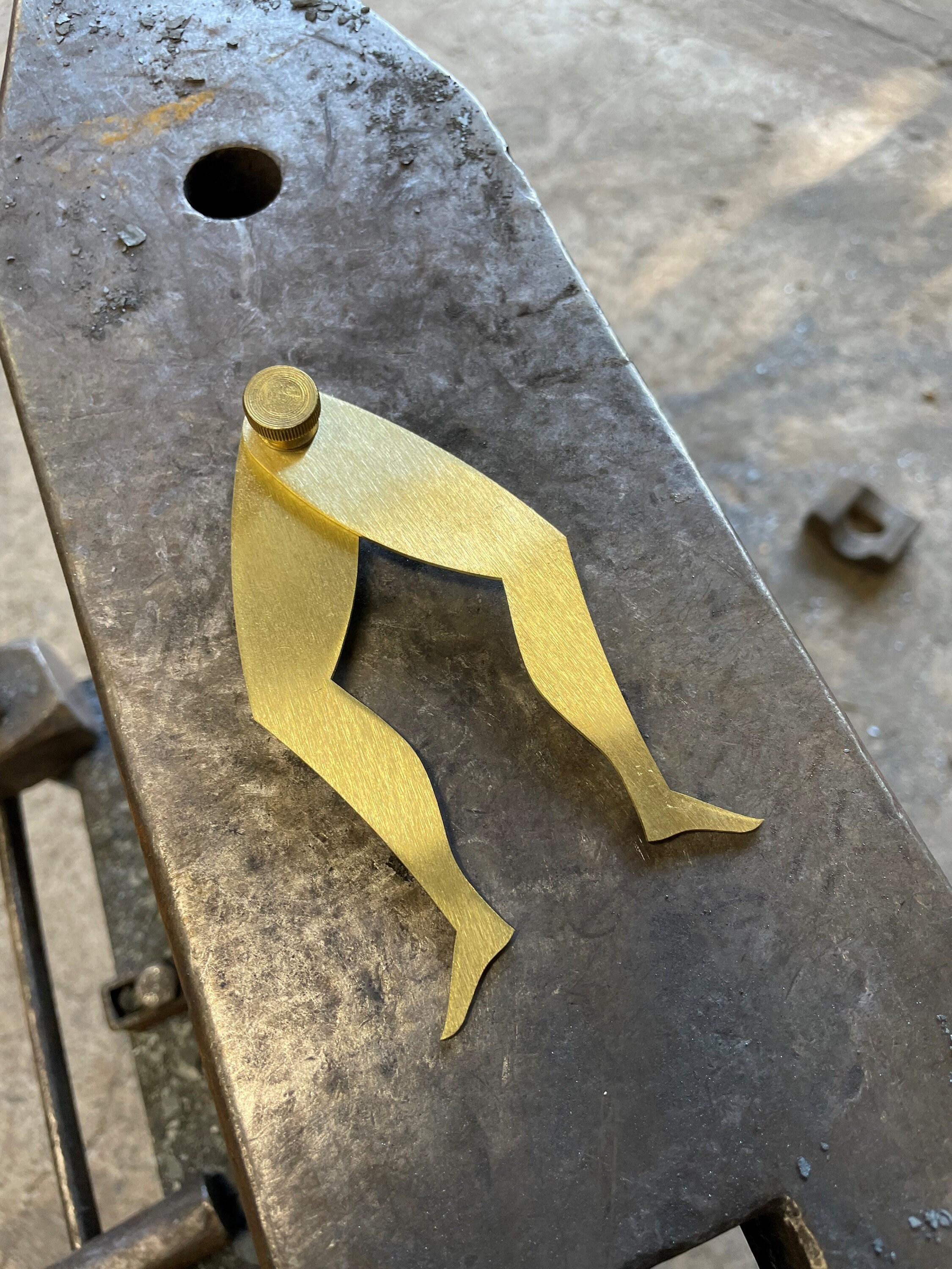 Brass dancing Leg Calipers - Etsy
