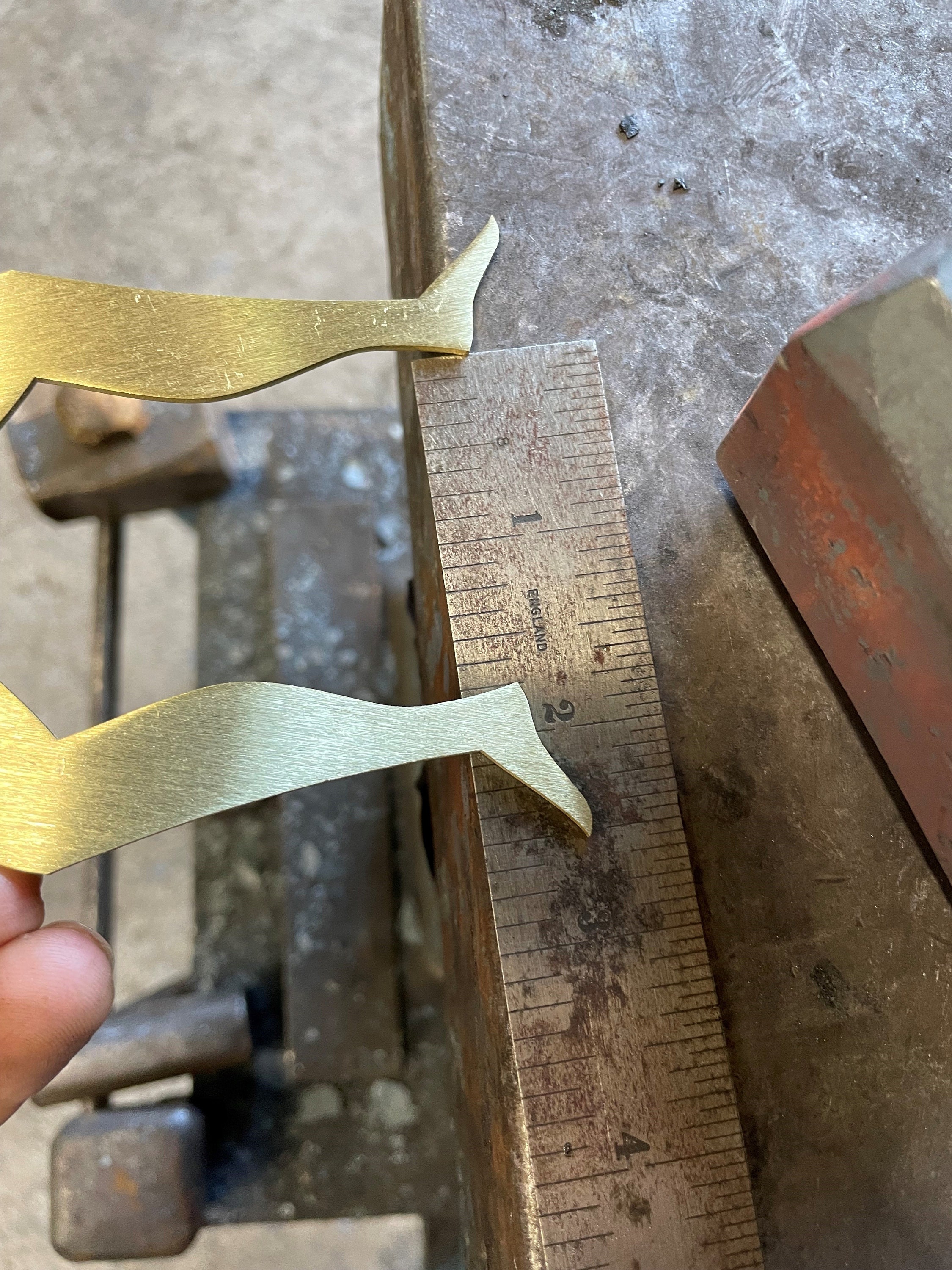 Brass dancing Leg Calipers - Etsy