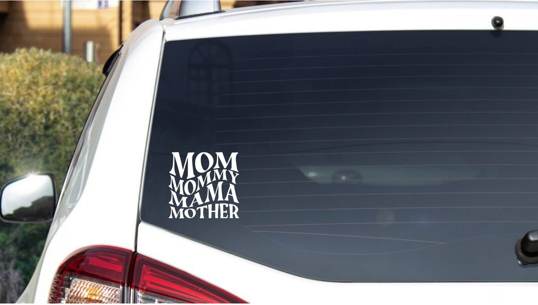 Mom Mommy Mother Sticker Bumper Sticker Mom Bumper Sticker - Etsy