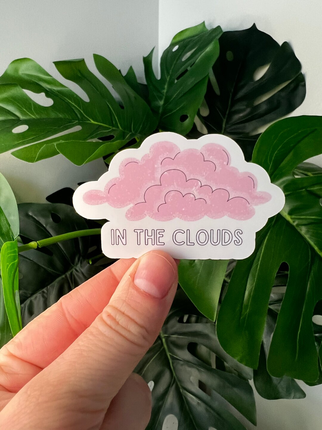 In the Clouds Sticker Cloud Sunshine Imagination Head in the Clouds - Etsy
