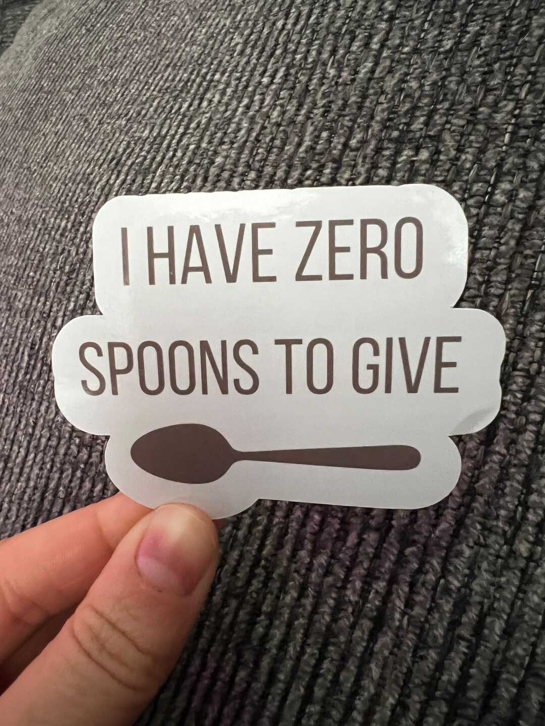 Zero Spoons to Give EDS POTS AUTOIMMUNE Fibromyalgia - Etsy