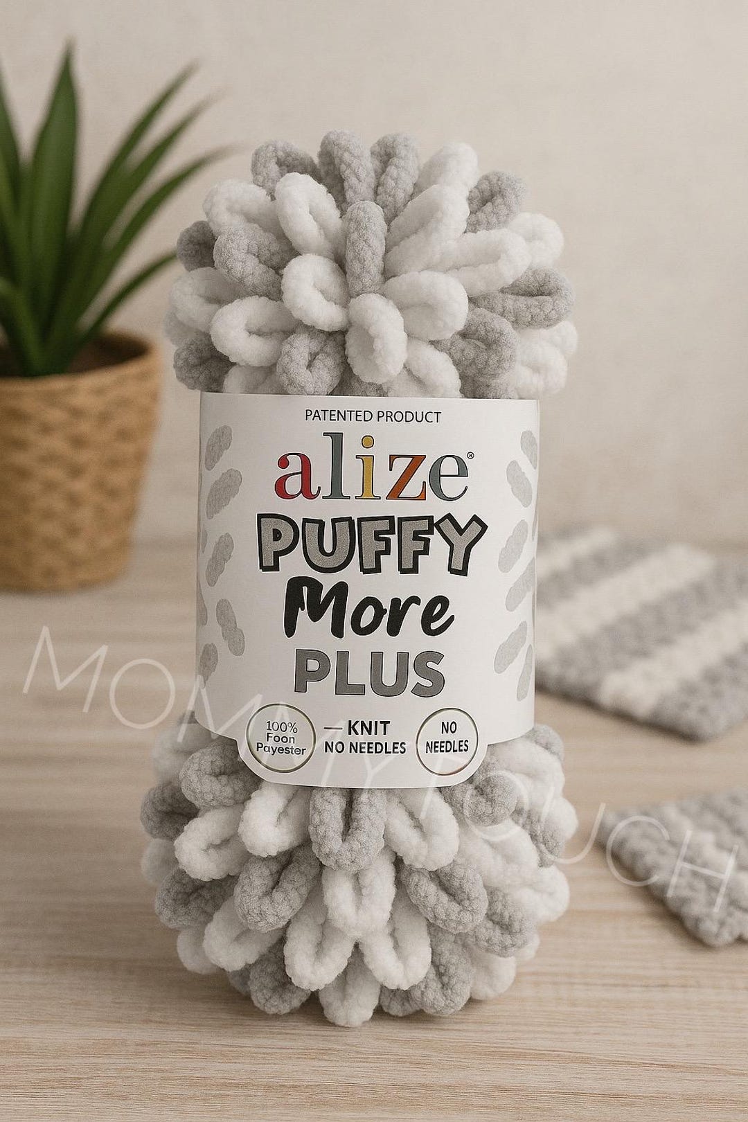 Alize Puffy More Plus Chenille Loop Yarn: Needle-free Knitting - Etsy