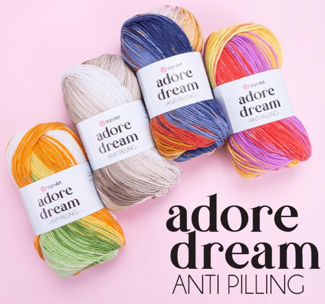 Yarnart Adore Dream: Anti-pilling Acrylic DK Yarn - Etsy