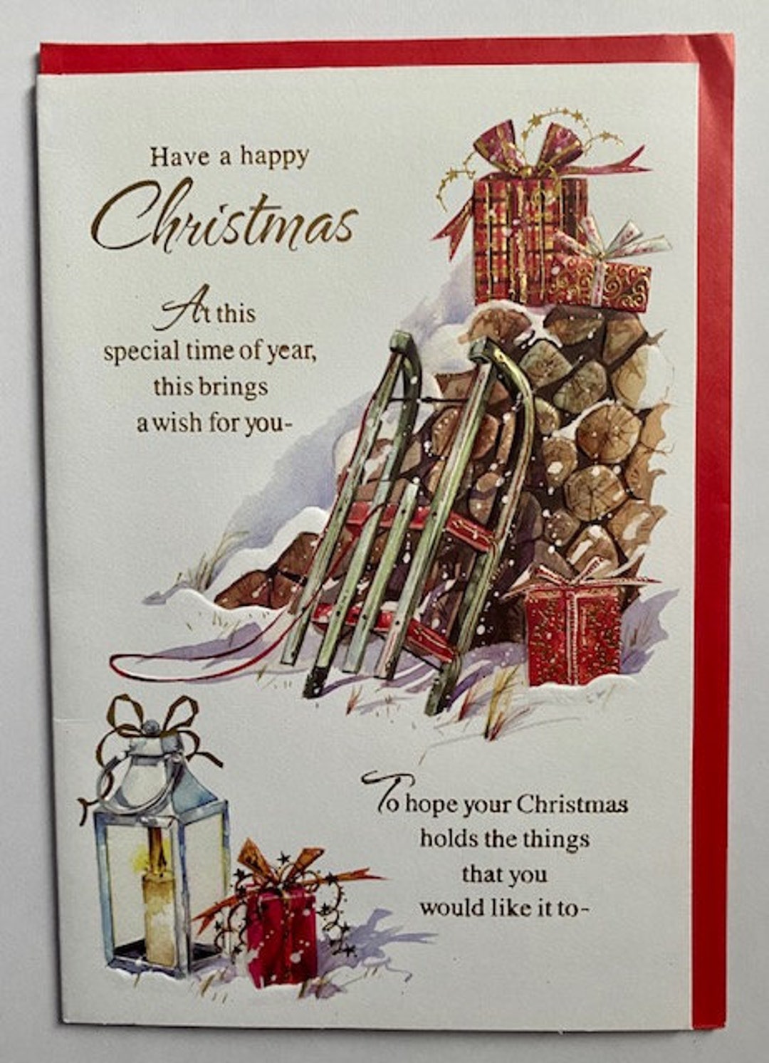 Have A Happy Christmas Card - Etsy