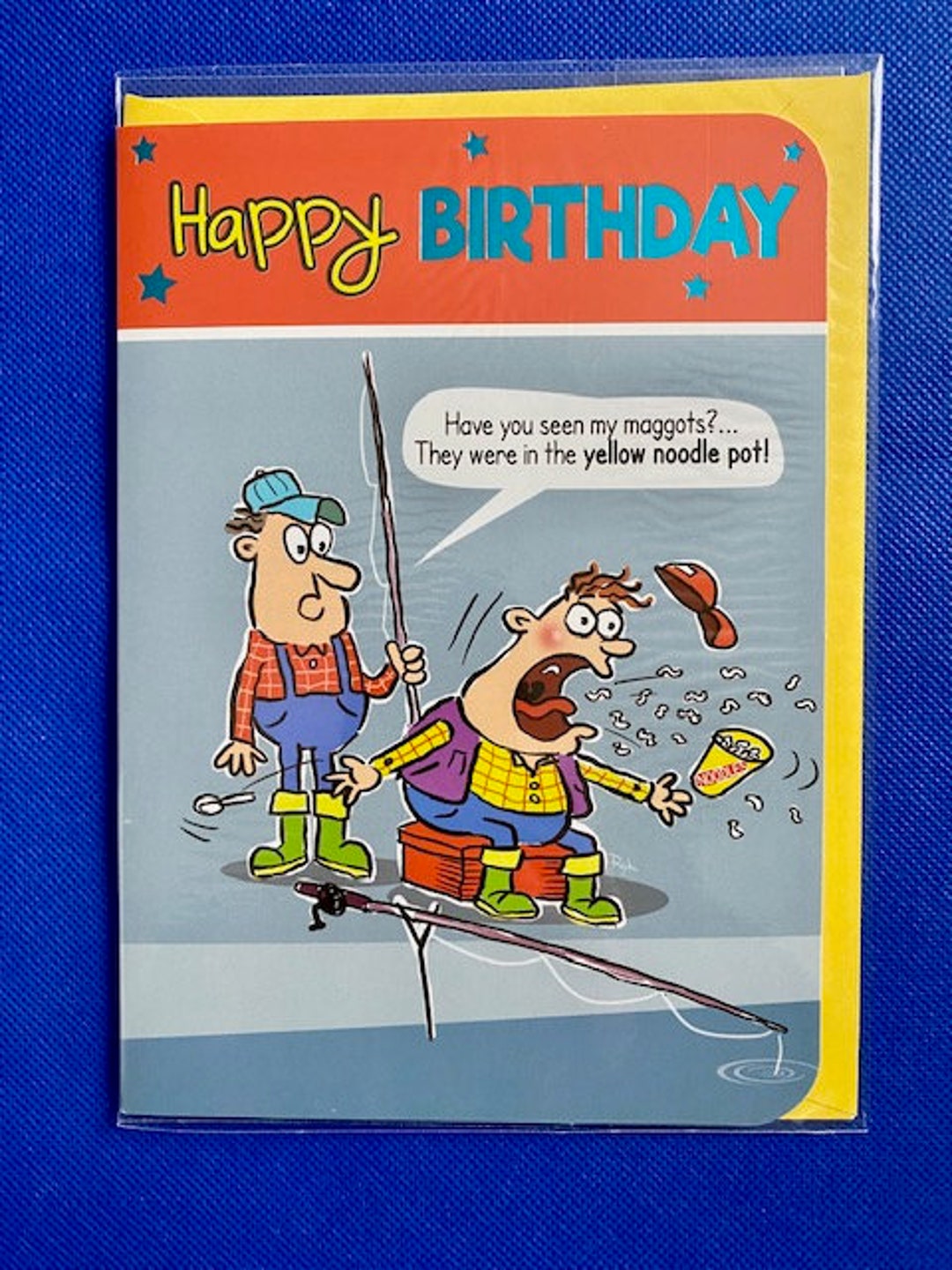 Happy Birthday Open Birthday Male Humour Greeting Card - Etsy UK