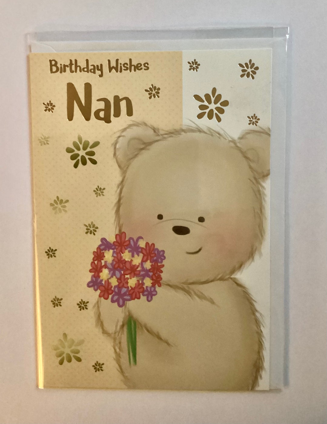 Nan Birthday Card Birthday Wishes Nan Greeting Card - Etsy UK
