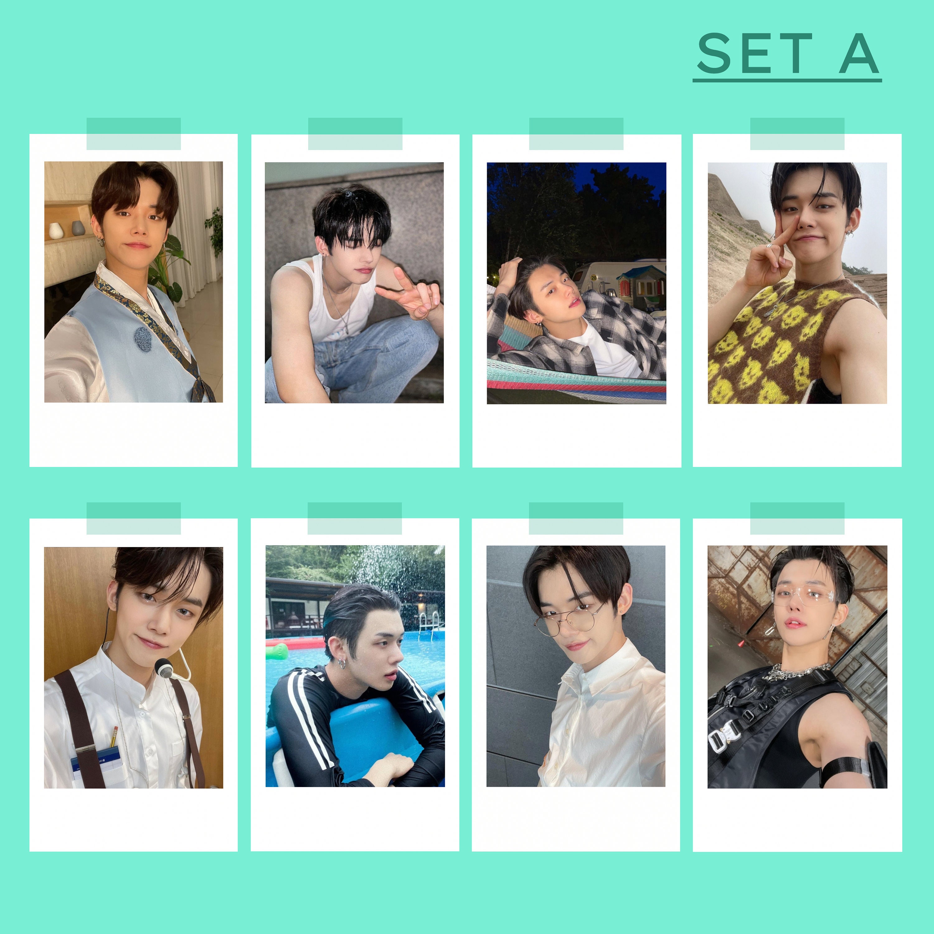 8 Yeonjun Photocards fanmade - Etsy Singapore