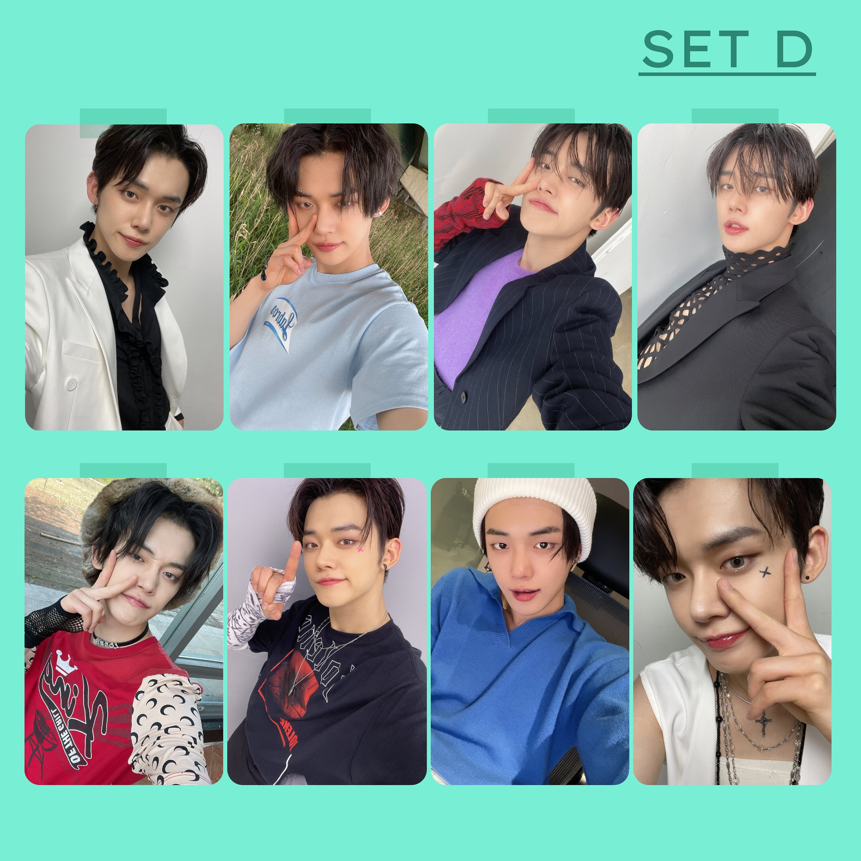 8 Yeonjun Photocards fanmade - Etsy Singapore