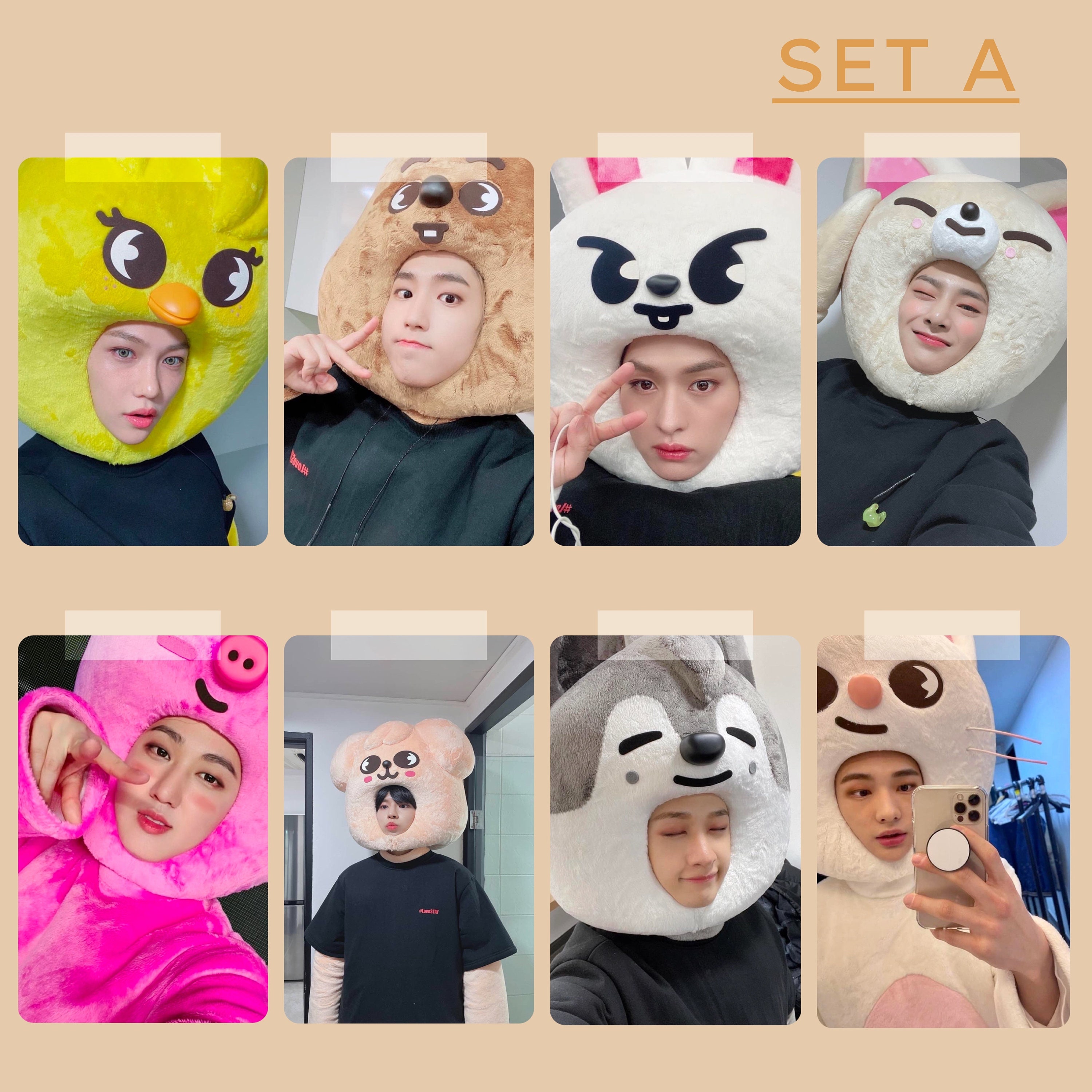 8 Stray Kids Photocards fanmade - Etsy UK