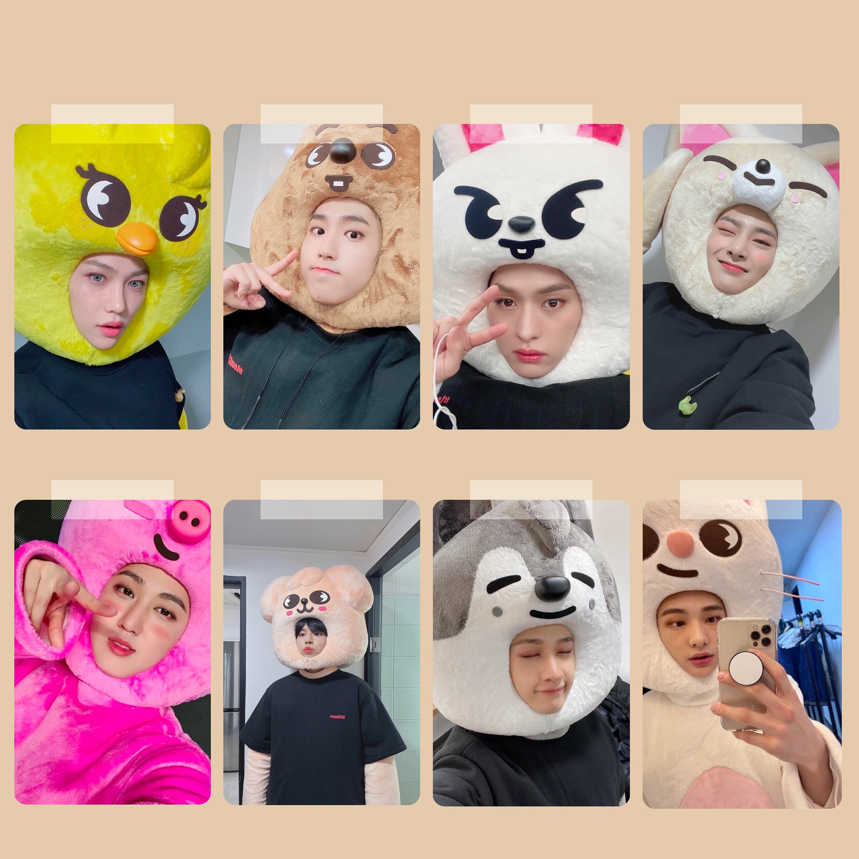 8 Stray Kids Skzoo Photocards fanmade - Etsy UK